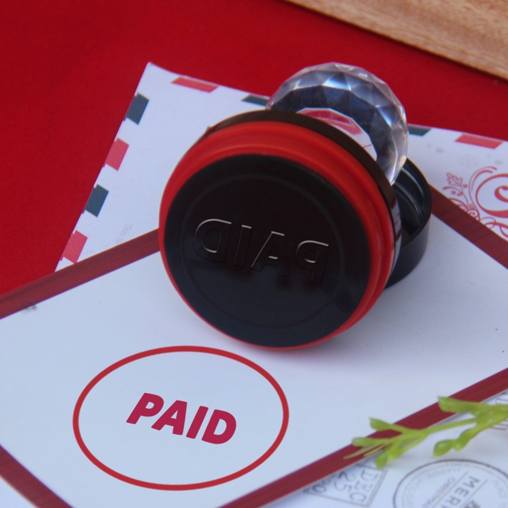 Anim8.lk | Round Self-Inked Paid Seal | Essential Office Stationery