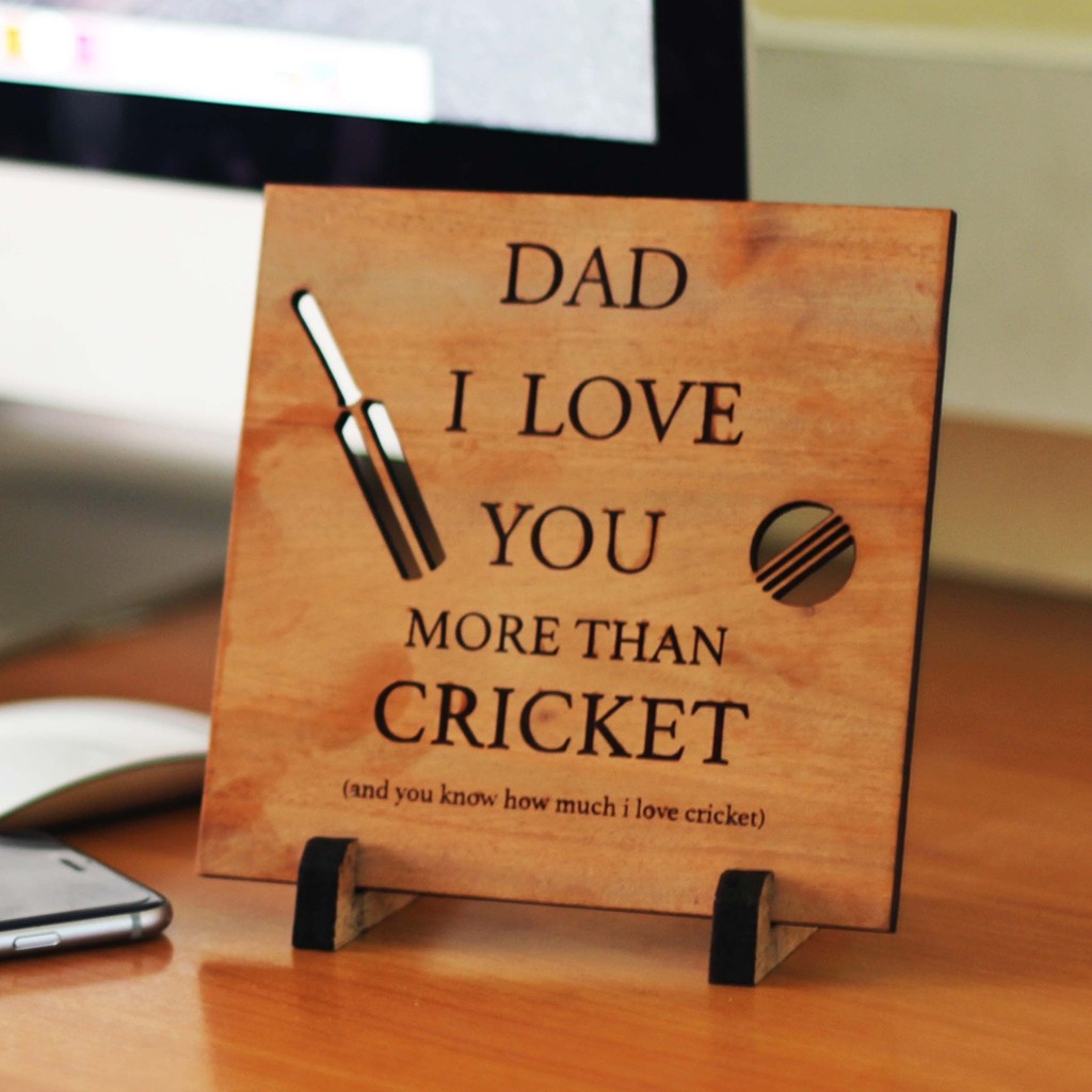 Anim8.lk | Father's Day Medium Wooden Plaque | Father's Day Gifts
