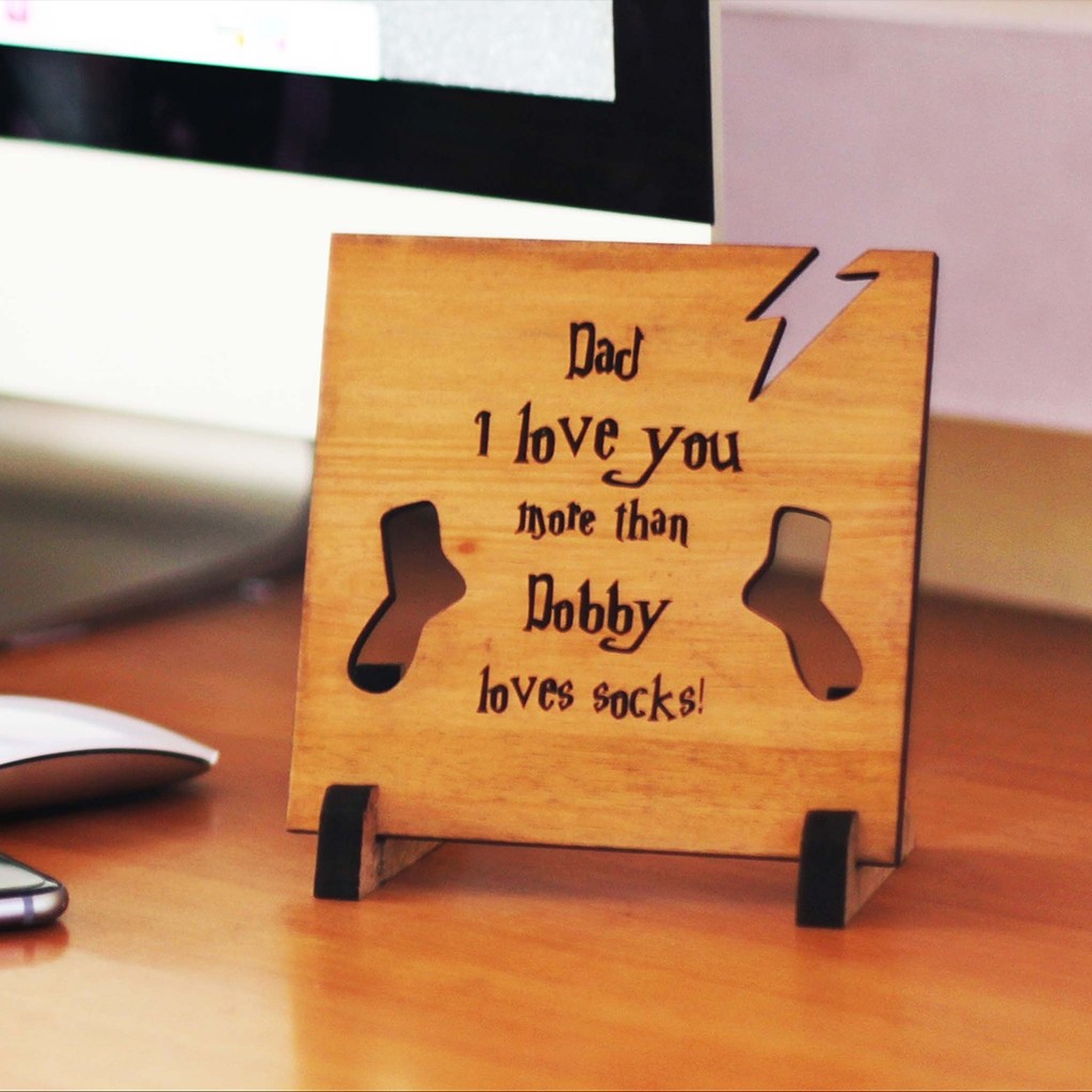 Anim8.lk | Father's Day Small Wooden Plaque | Father's Day Gifts