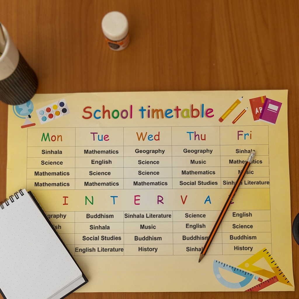 Anim8.lk | Customisable School Timetable | Back to School with Anim8
