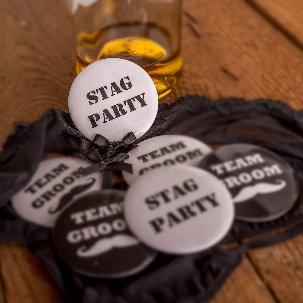 Anim8 Lk Round Stag Party Badges Party Planning With Anim8 Lk