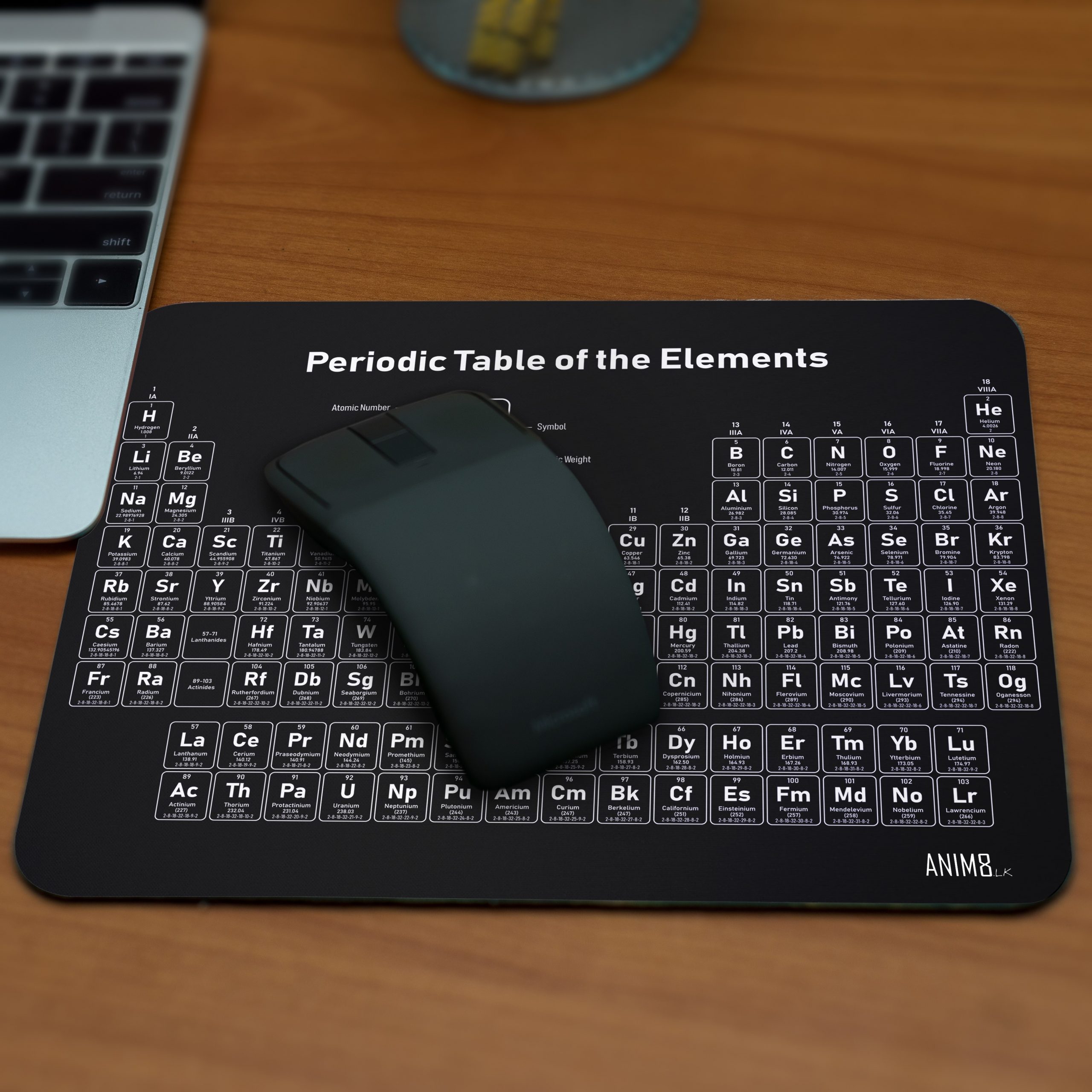 Anim8.lk | Periodic Table Mouse Pad | Customised Computer Accessories
