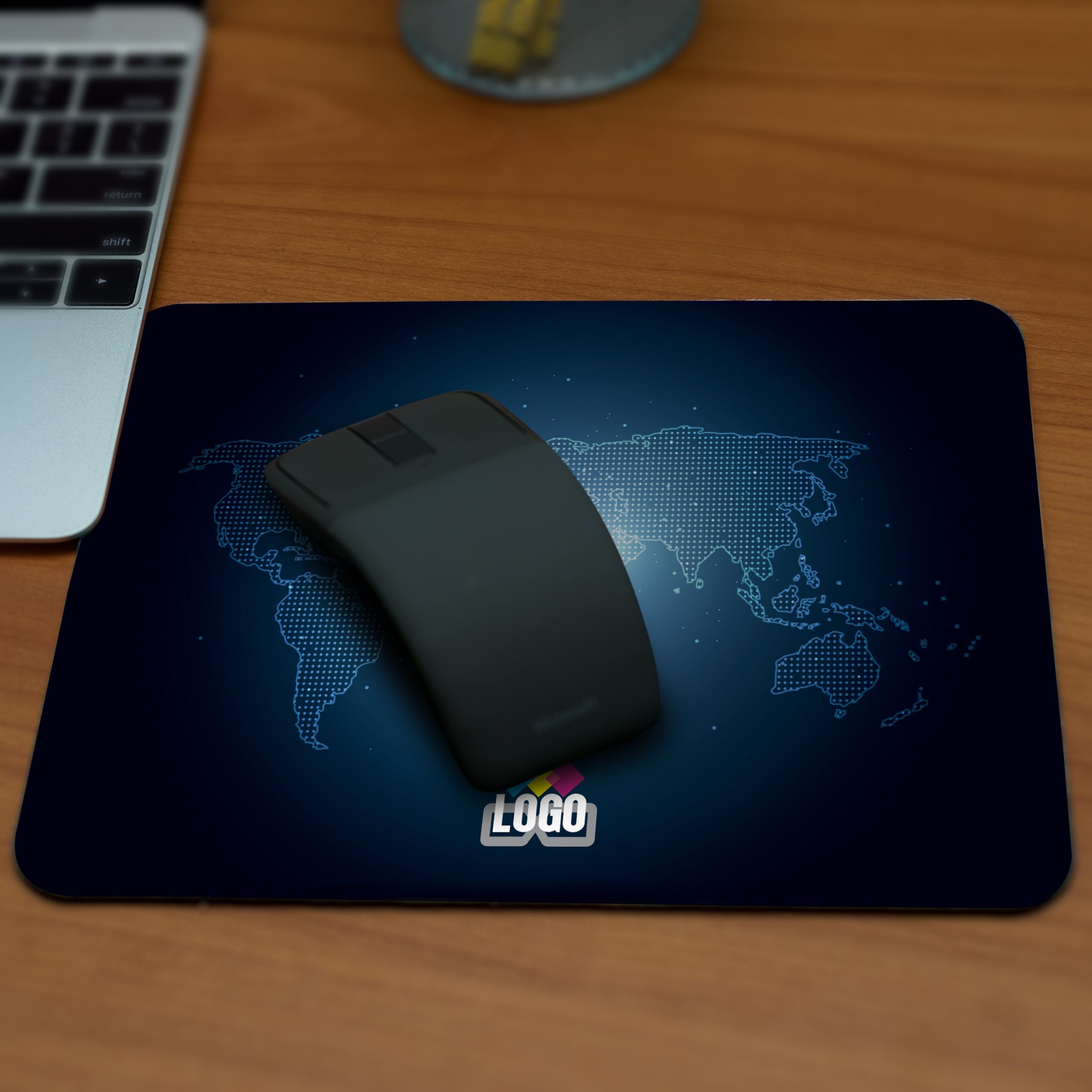 Anim8.lk | Black Foam Rigid Mouse Pad | Customised Corporate gifts