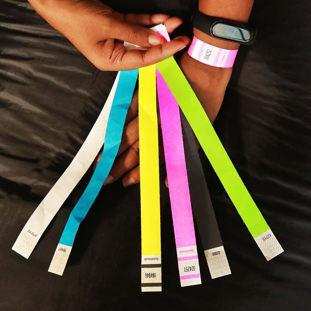 Anim8.lk | Paper Security Wristband | Custom Event Material