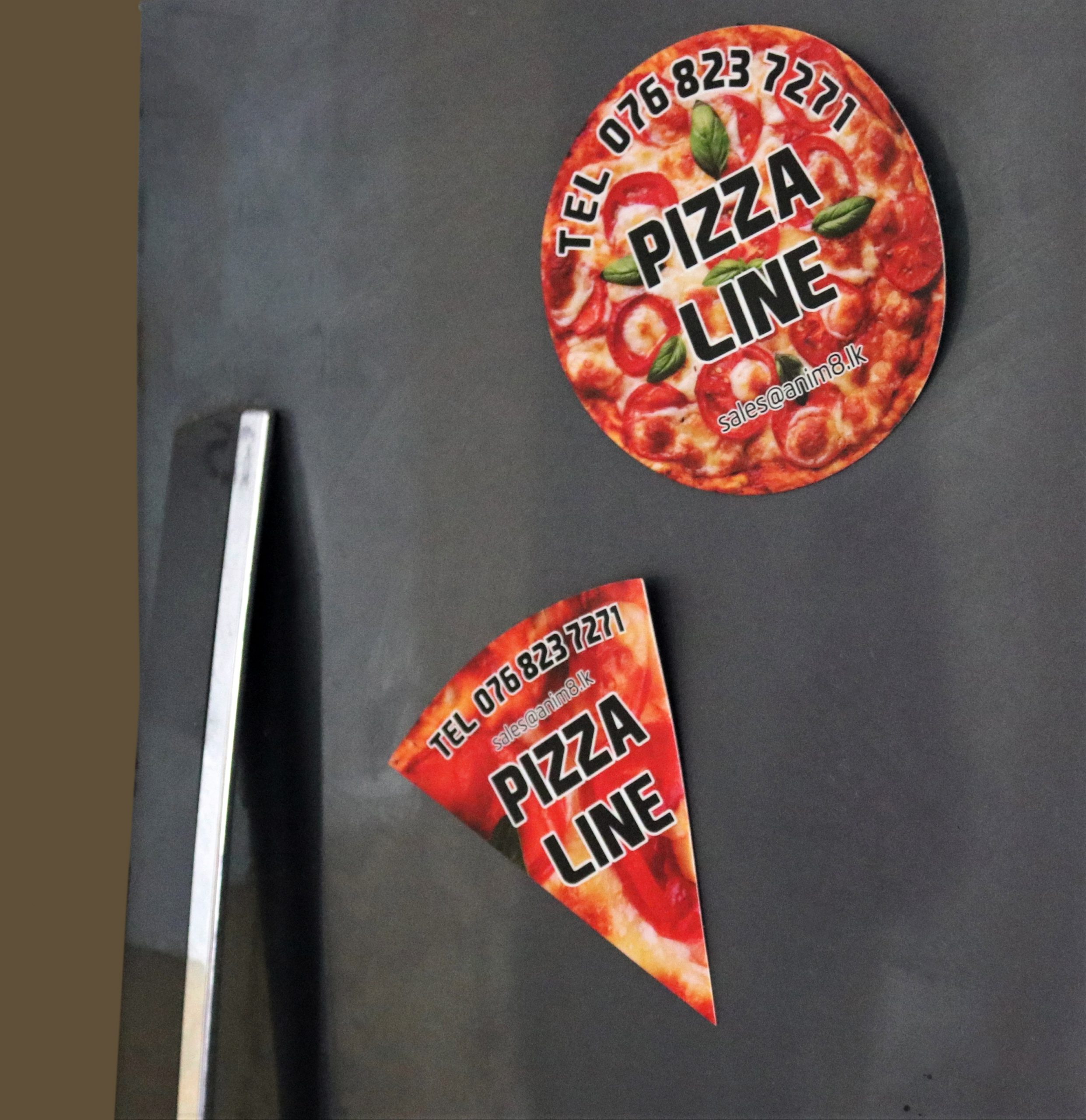 Anim8.lk | Pizza Fridge Magnet - Set of 12 | Restaurant Hotelier Essentials