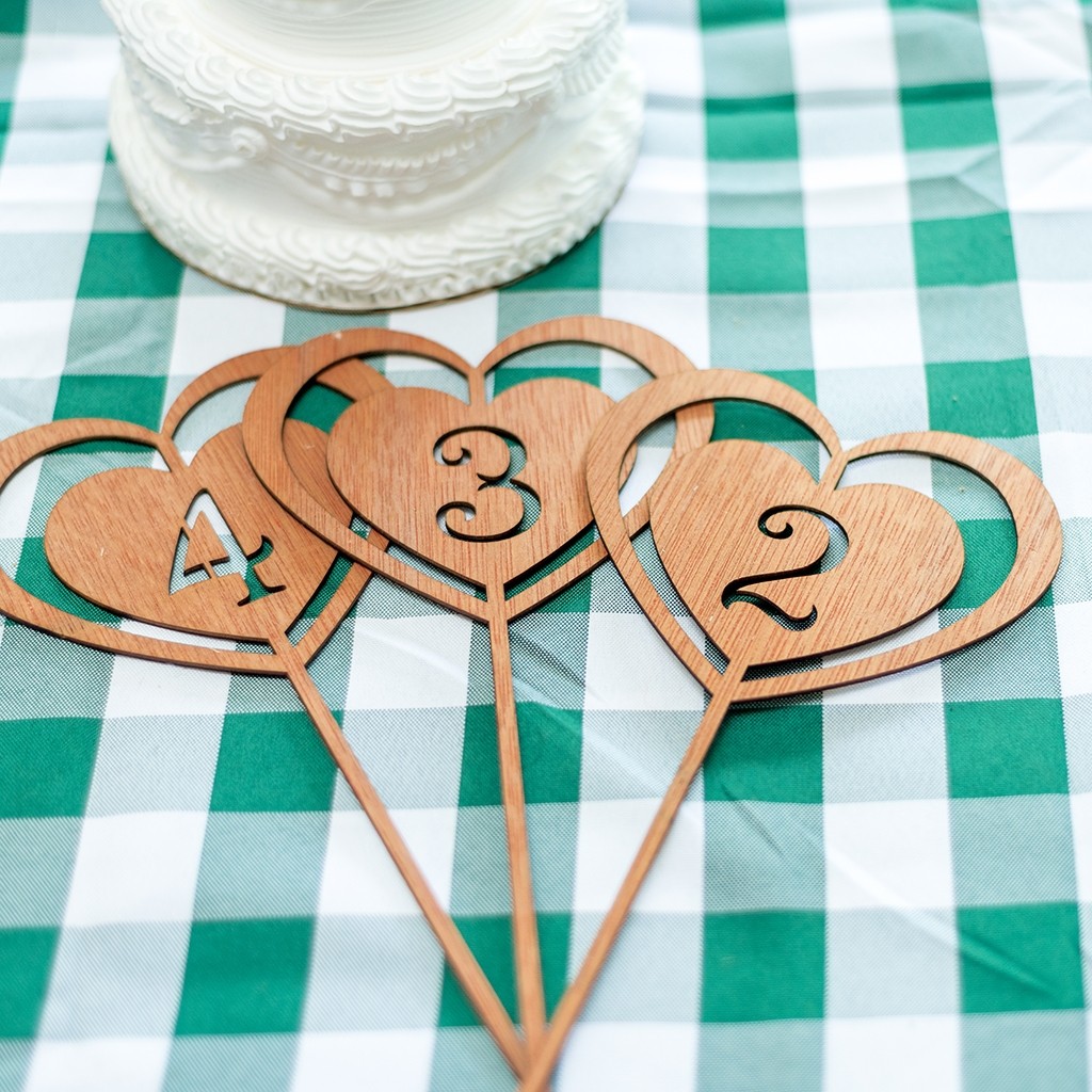 Anim8.lk | Wooden Table Numbers | Restaurant & Hotelier Essentials