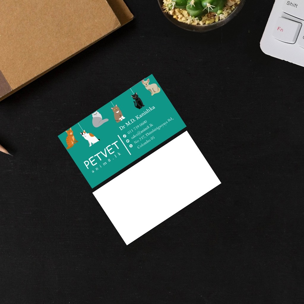 Anim8.lk | Veterinarian's Visiting Card | Business Card Solutions