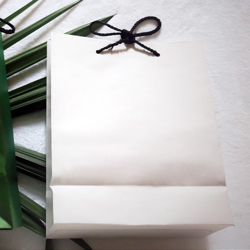 Anim8.lk | White Carrying Paper Bag | Sustainable Retailing Solutions