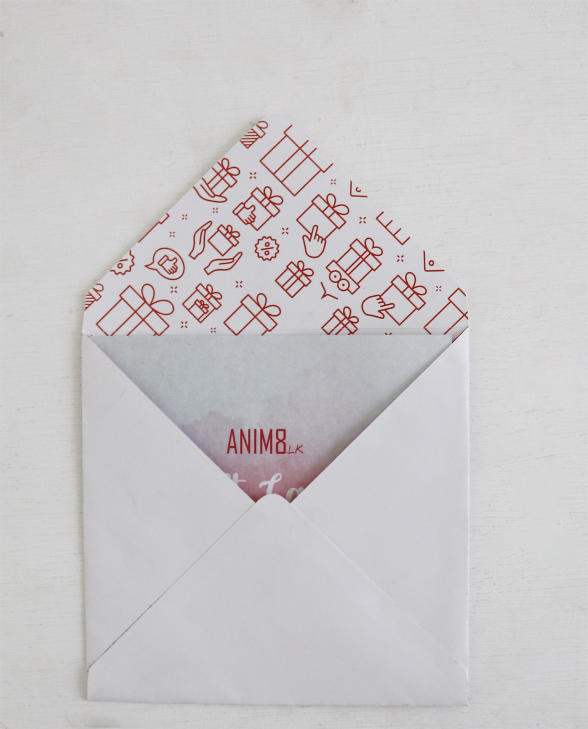 Anim8.lk | Gift Vouchers with Envelopes | Print Solutions for Retailers