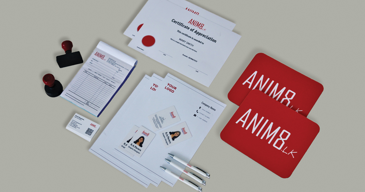 Custom Corporate Printing Services in Sri Lanka | Anim8.lk