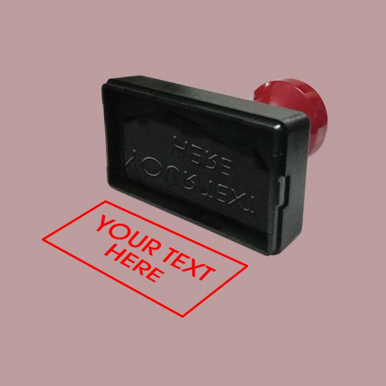 Anim8.lk | Rectangular Seal | Customisable Office Stationery
