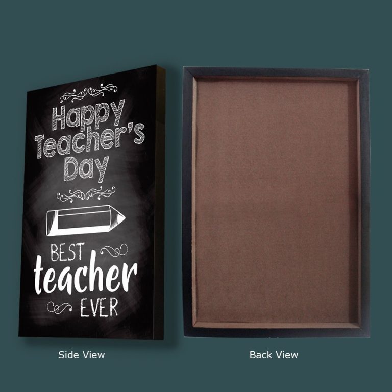 Custom Happy Teacher's Day Gift Frame | A4 Box Frame | Anim8.lk