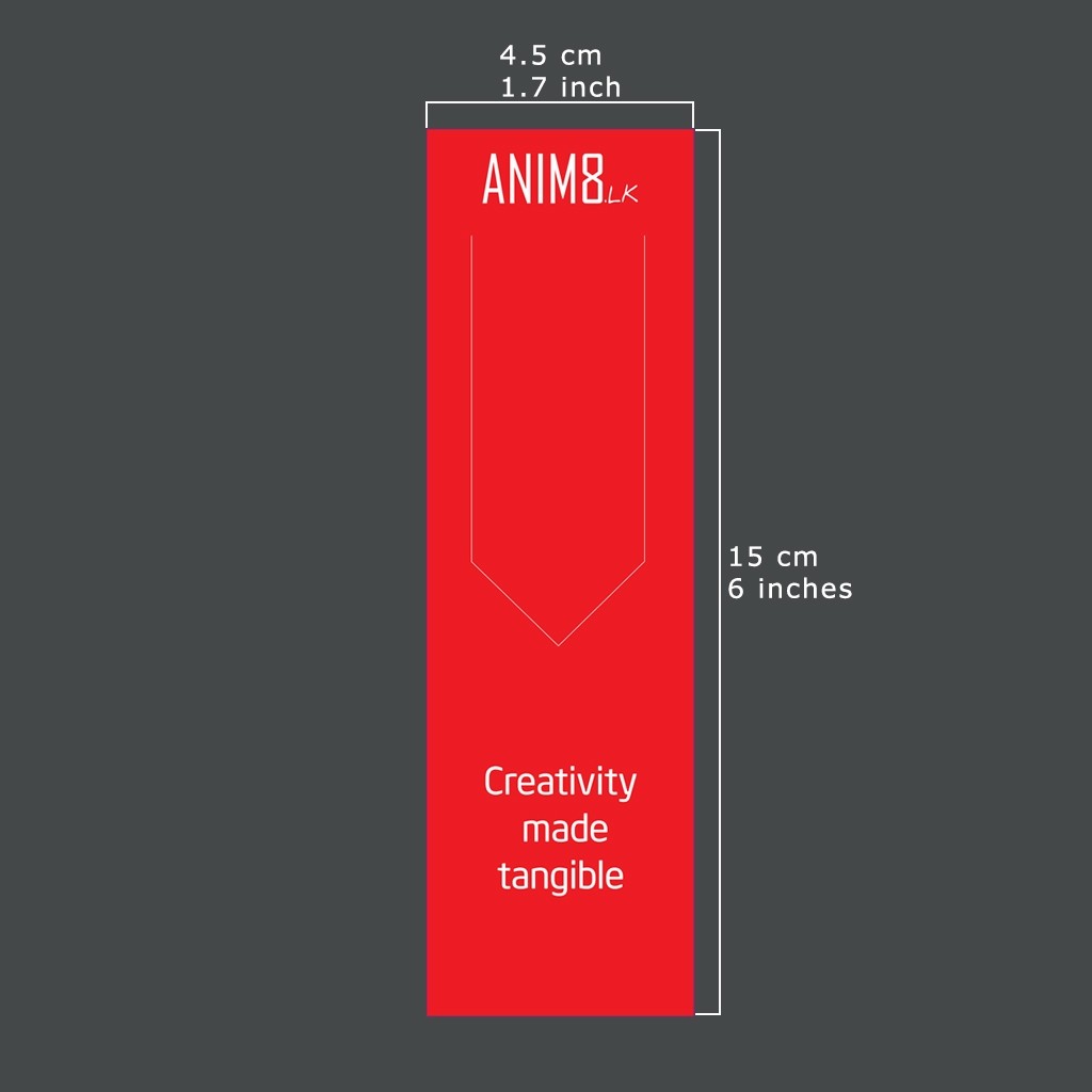 Anim8.lk | Bookmarks | Custom Printed Stationery Requirements