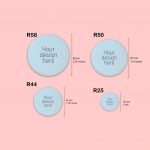 Anim8.lk | Round Pin-On Badge | Various Sizes of Custom Pin-On Badges