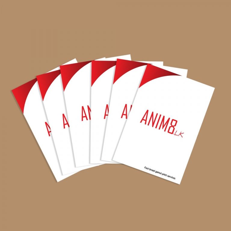Anim8.lk | Custom Docket with Printed Pocket | Marketing Material