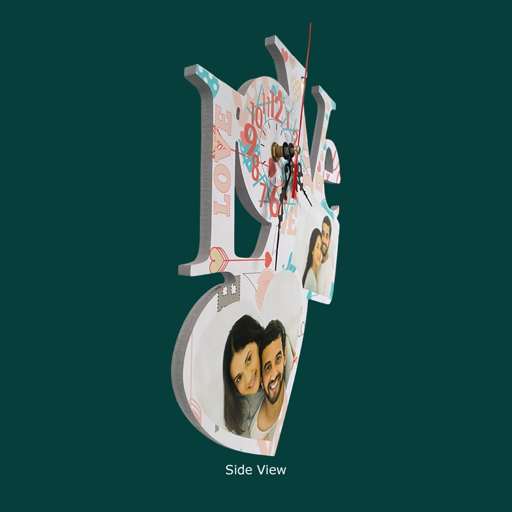 Anim8.lk | Wooden Clock for Lovers | Customised Gifts of Love