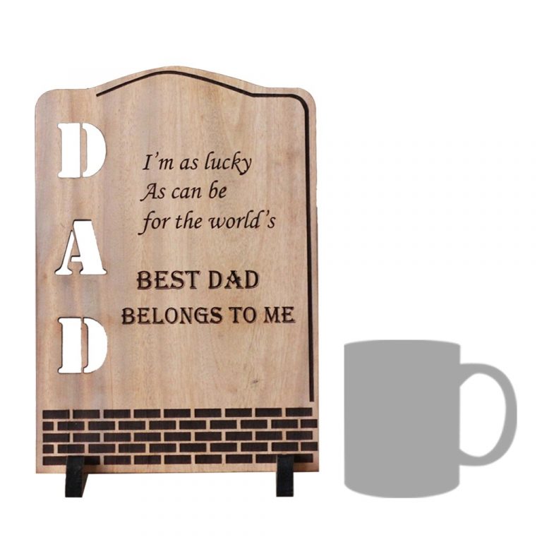 Anim8.lk | Father's Day Large Wooden Plaque | Father's Day Gifts