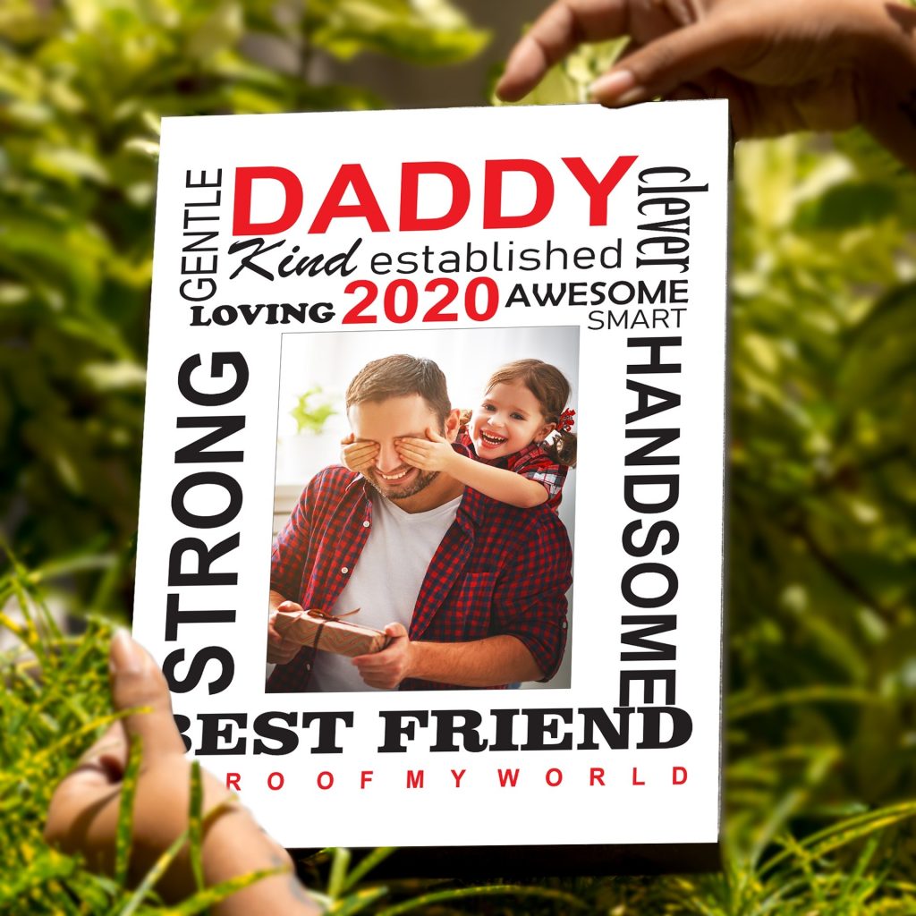 Anim8.lk | Father's Day Word Cloud Box Frame | Father's Day Gifts