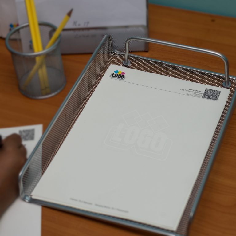 Anim8.lk | Letterhead with Transparent Watermark | Custom Corporate ...