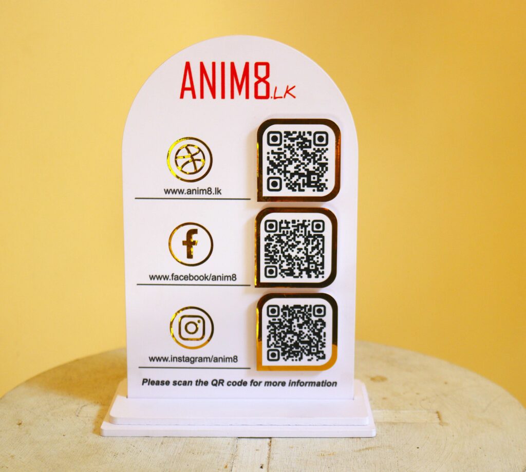 QR Code Stand - Elegant Display for Seamless Digital Connectivity ...
