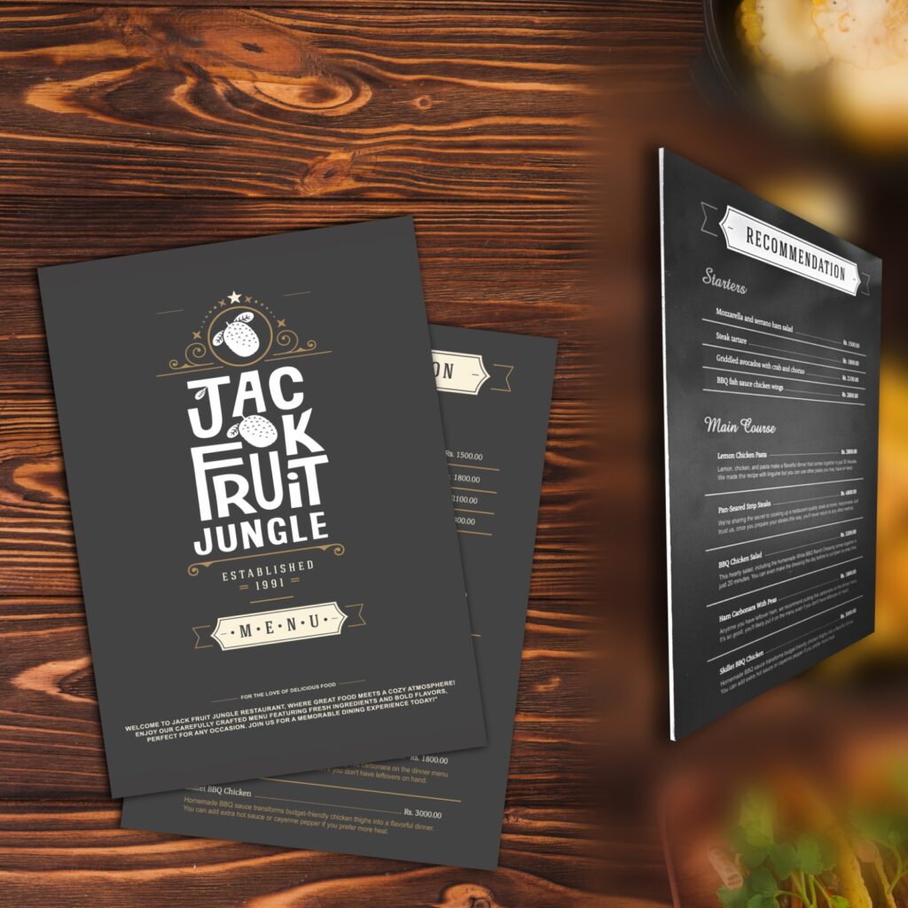 Custom Foam Board Menus - Durable & Stylish Displays for Restaurants ...